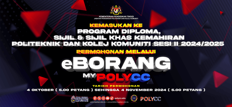 Permohonan Kemasukan Politeknik 2025 Online - Info UPU