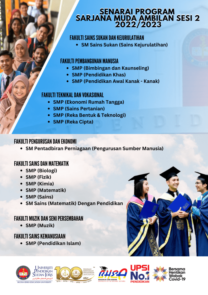 Permohonan UPSI Ambilan Kedua 2022-2023 Online