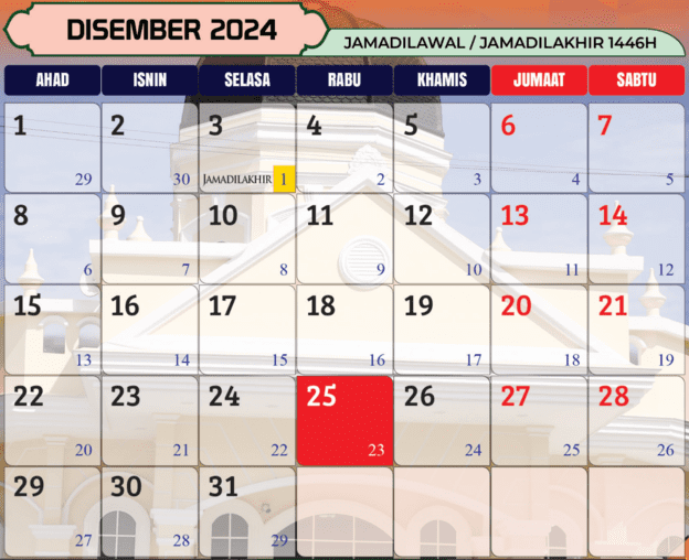 Kalendar Islam 2024 / 1445H-1446H & Tarikh Puasa Sunat - Info UPU