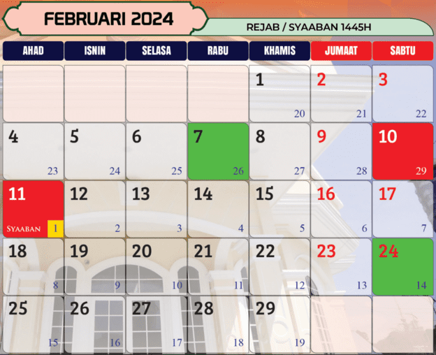 Kalendar Islam 2024 / 1445H-1446H & Tarikh Puasa Sunat - Info UPU