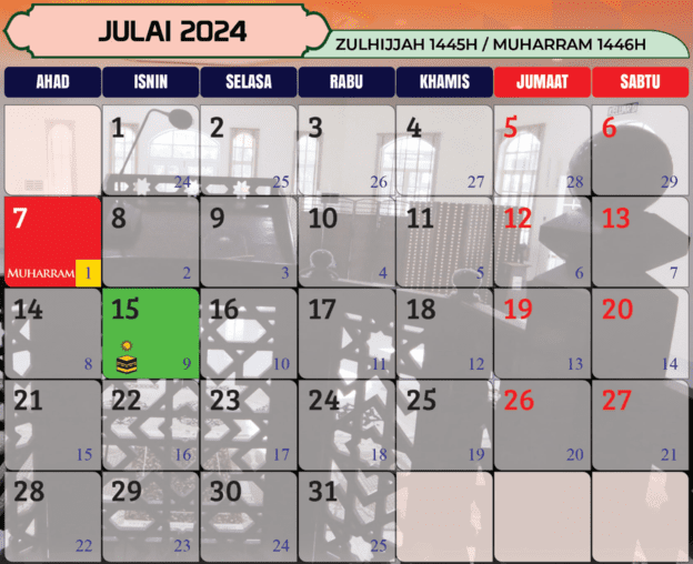 Kalendar Islam 2024 / 1445H-1446H & Tarikh Puasa Sunat - Info UPU